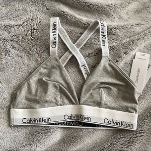 Calvin Klein | Intimates & Sleepwear | Ck Calvin Klein Grey Triangle ...
